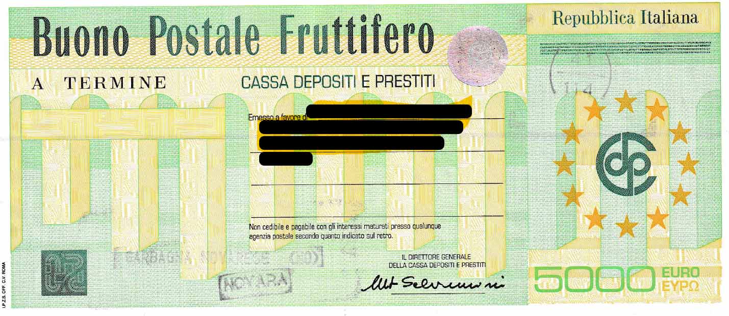 Buoni fruttiferi postali: senza indicazione chiara della scadenza, niente prescrizione - Corte d ...